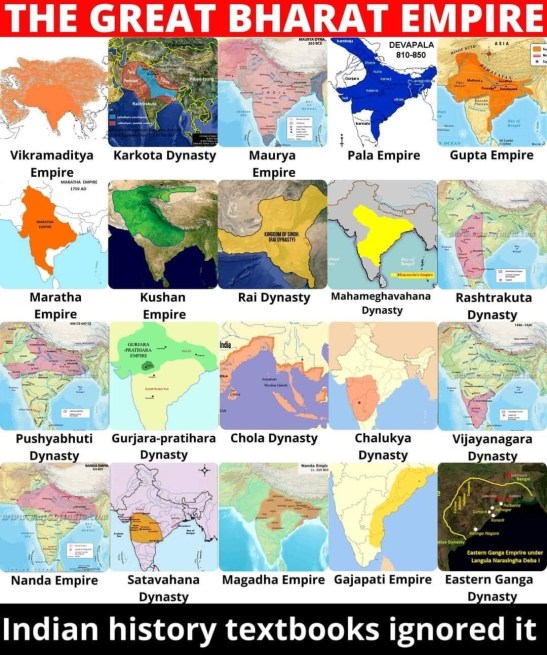 List of seven Indian Empire | HINDUISM AND SANATAN DHARMA
